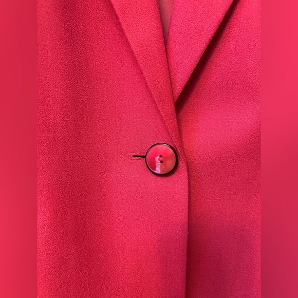 Kasper | Jackets & Coats | Hot Pink Womens Blazer By Kasper Size 2 Long ...